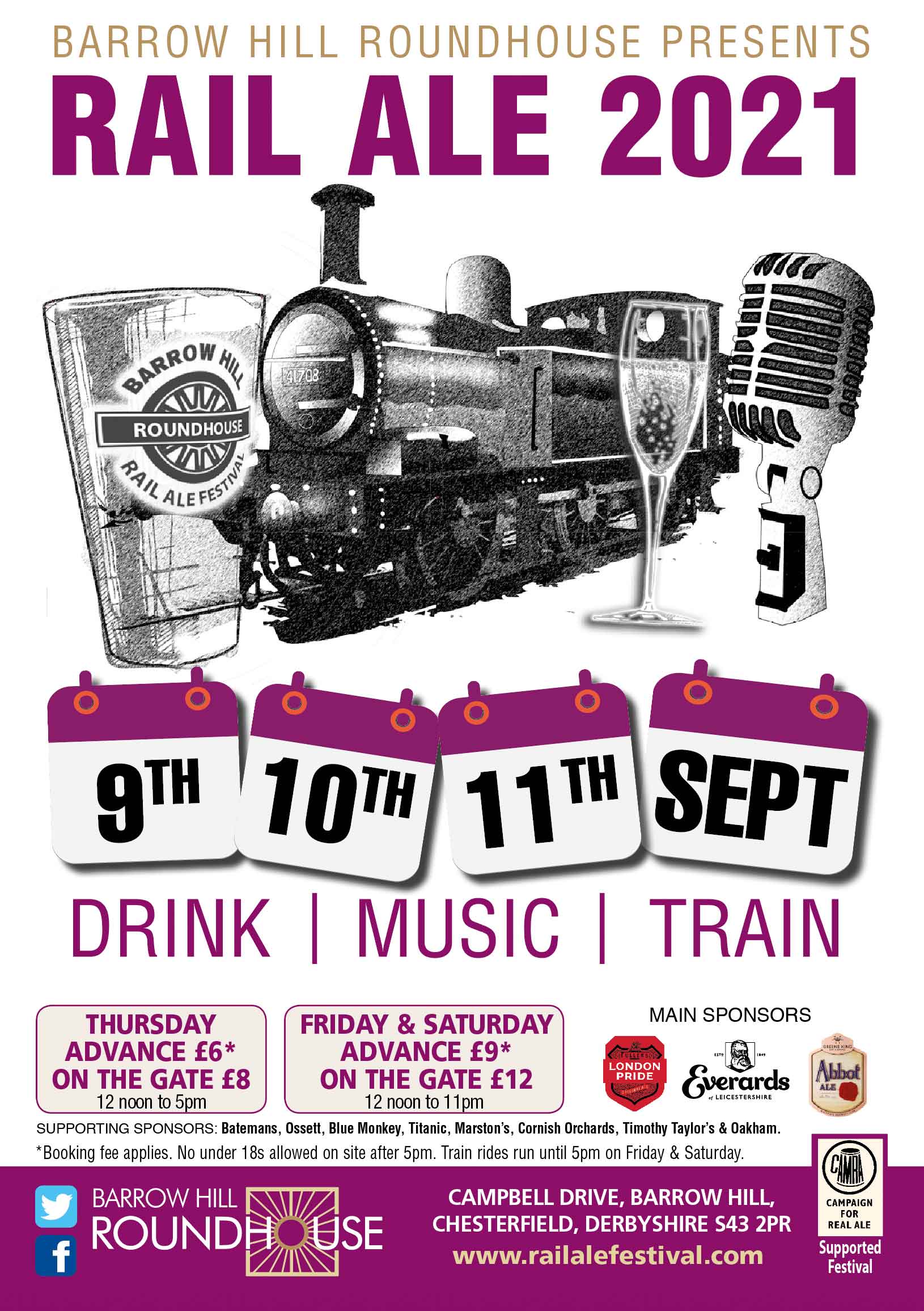 Barrow Hill Rail Ale Festival, Chesterfield, Derbyshire